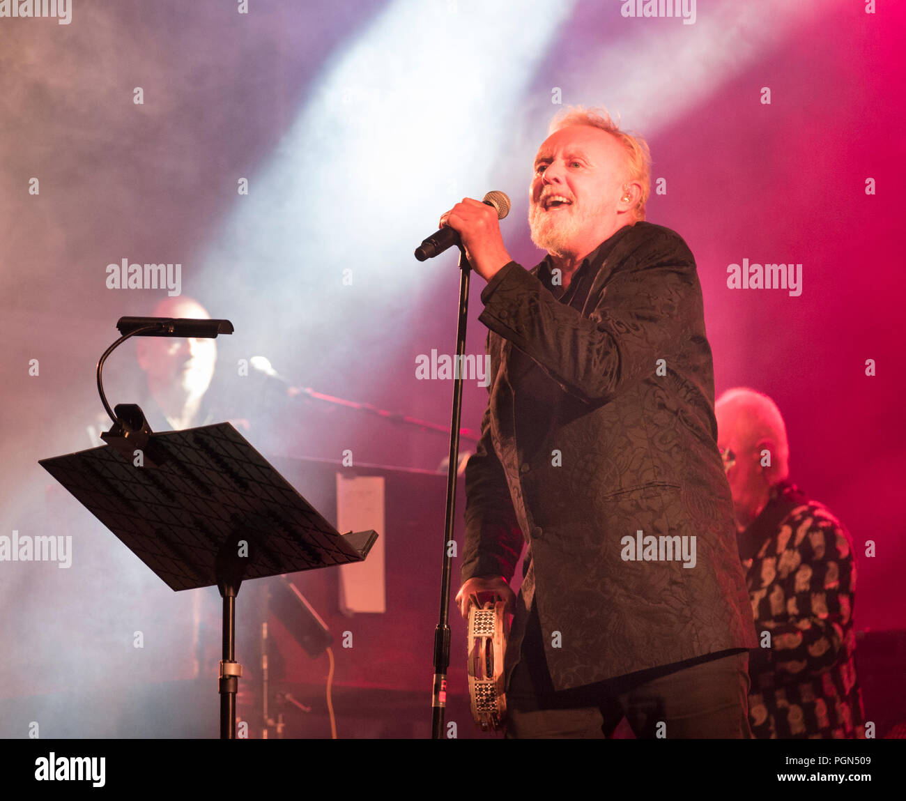 Roger Taylor formerly of Queen performing with the SAS Band at the ...