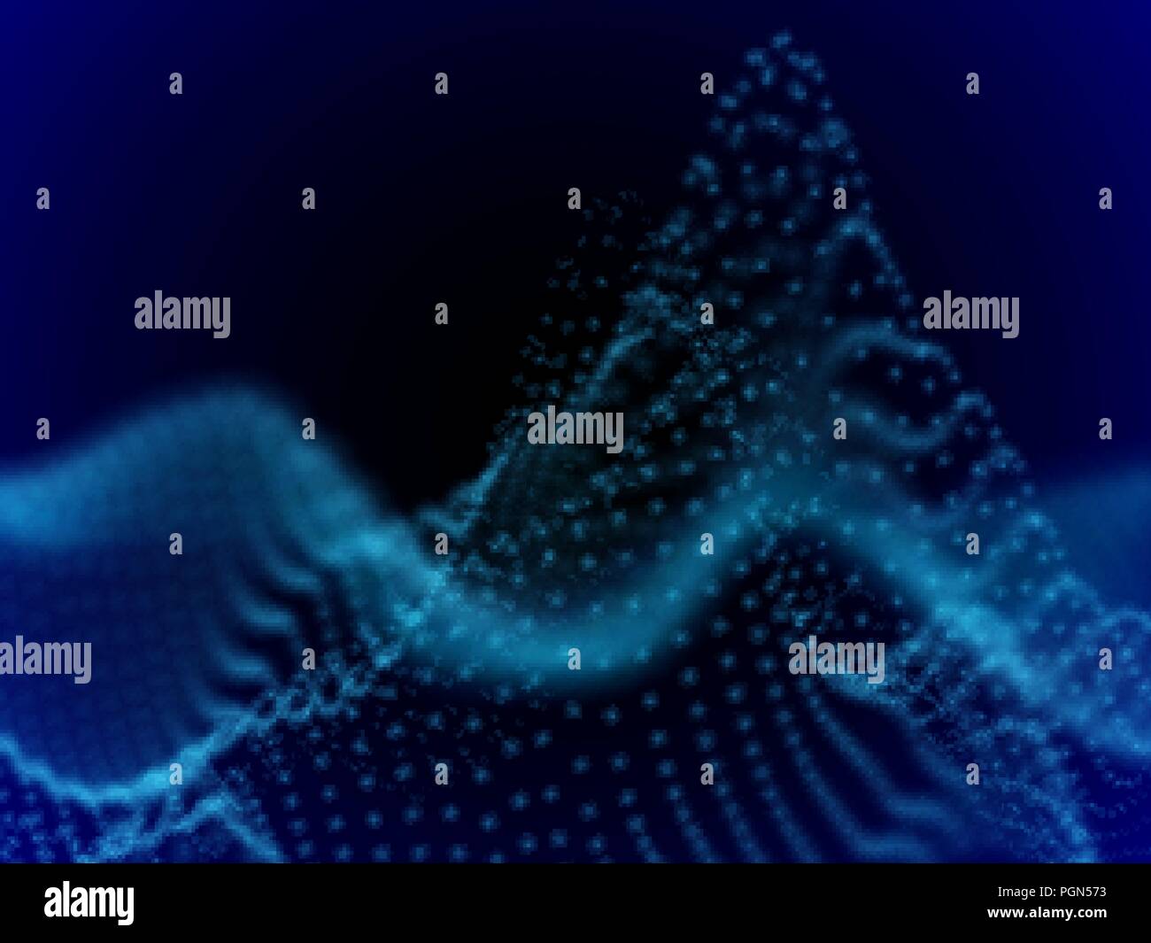 Big data abstract visualization: business charts analytics Stock Vector ...