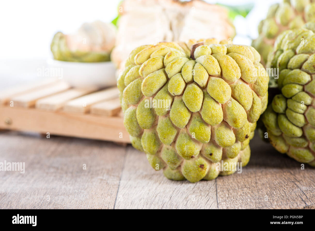Sugar apple annona scaly tropical fruit hi-res stock photography and ...