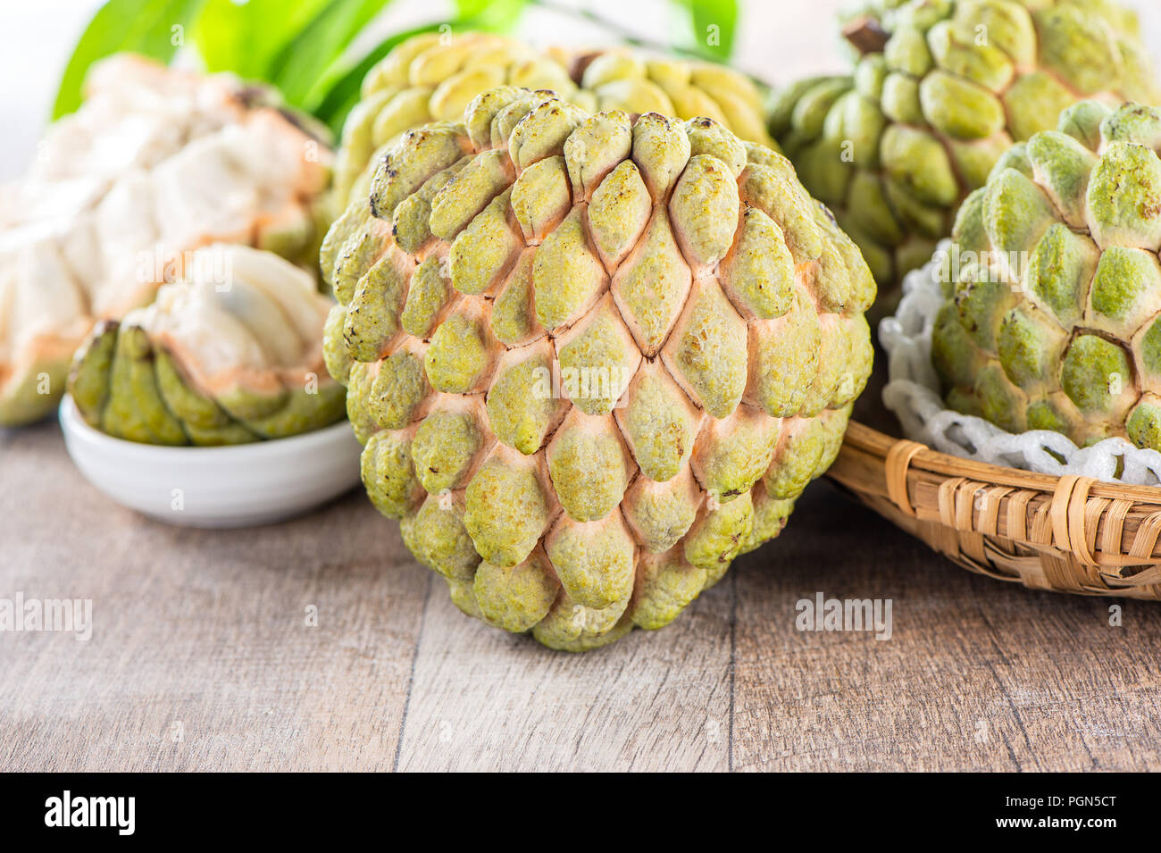 Sugar apple annona scaly tropical fruit hi-res stock photography and ...