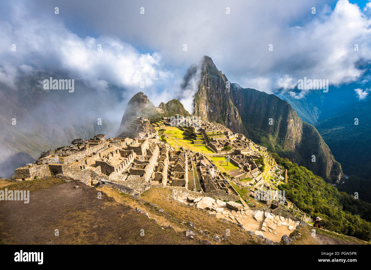 Machu Picchu, UNESCO World Heritage Site. One of the New Seven Wonders ...