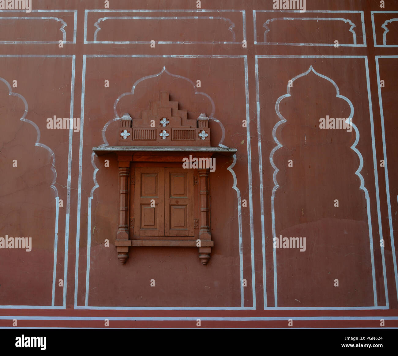 Texture of sandstone wall at ancient building in Jaipur, India Stock ...