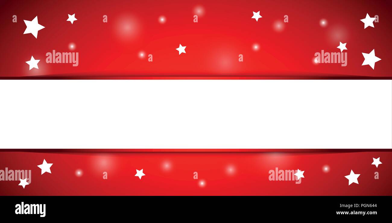 Christmas red and white background with white starsvector illustration ...
