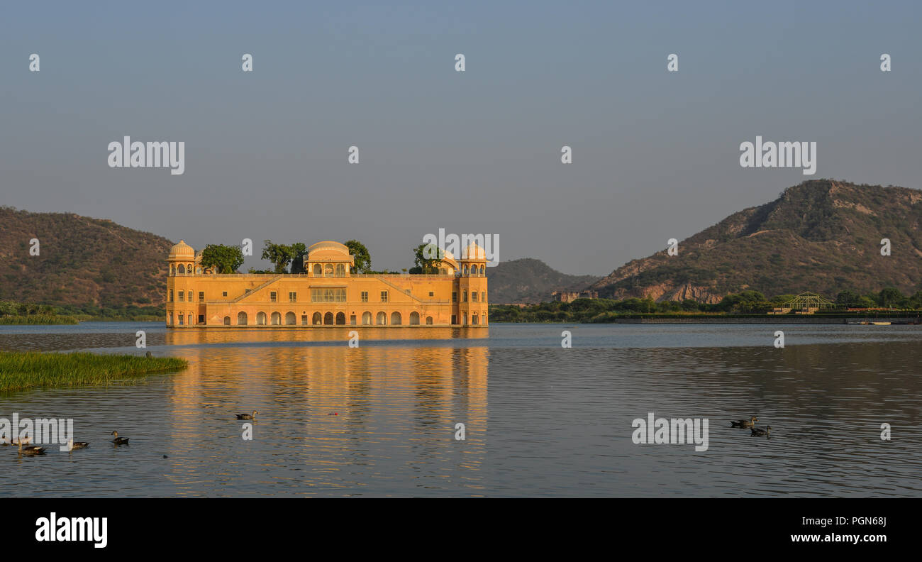 Jal Mahal (meaning Water Palace, built in in the 18th century) in ...