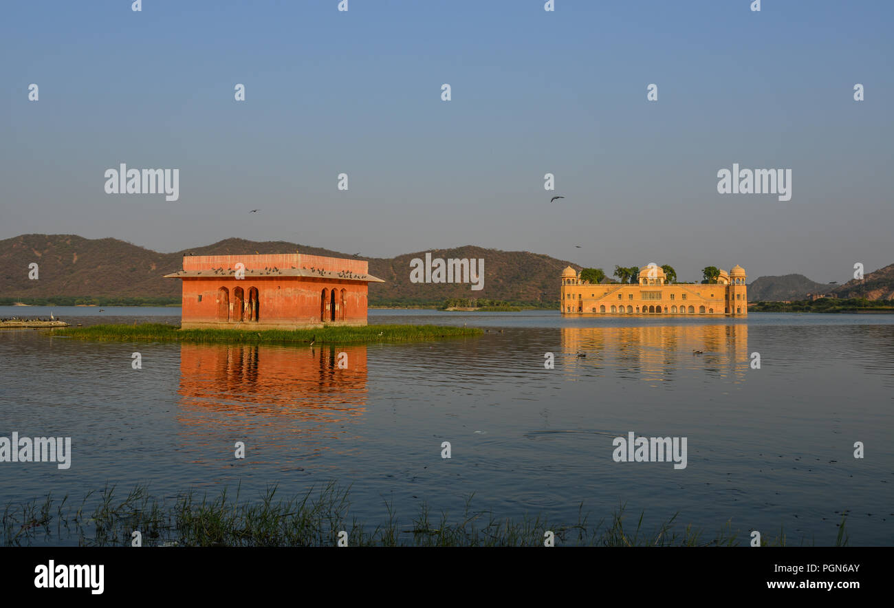 Jal Mahal (meaning Water Palace, built in in the 18th century) in ...