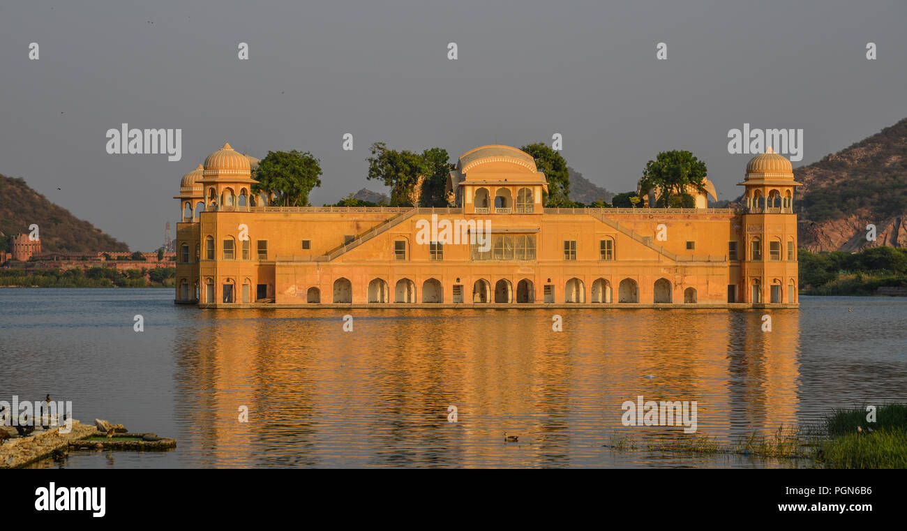 Jal Mahal (meaning Water Palace, built in in the 18th century) in ...
