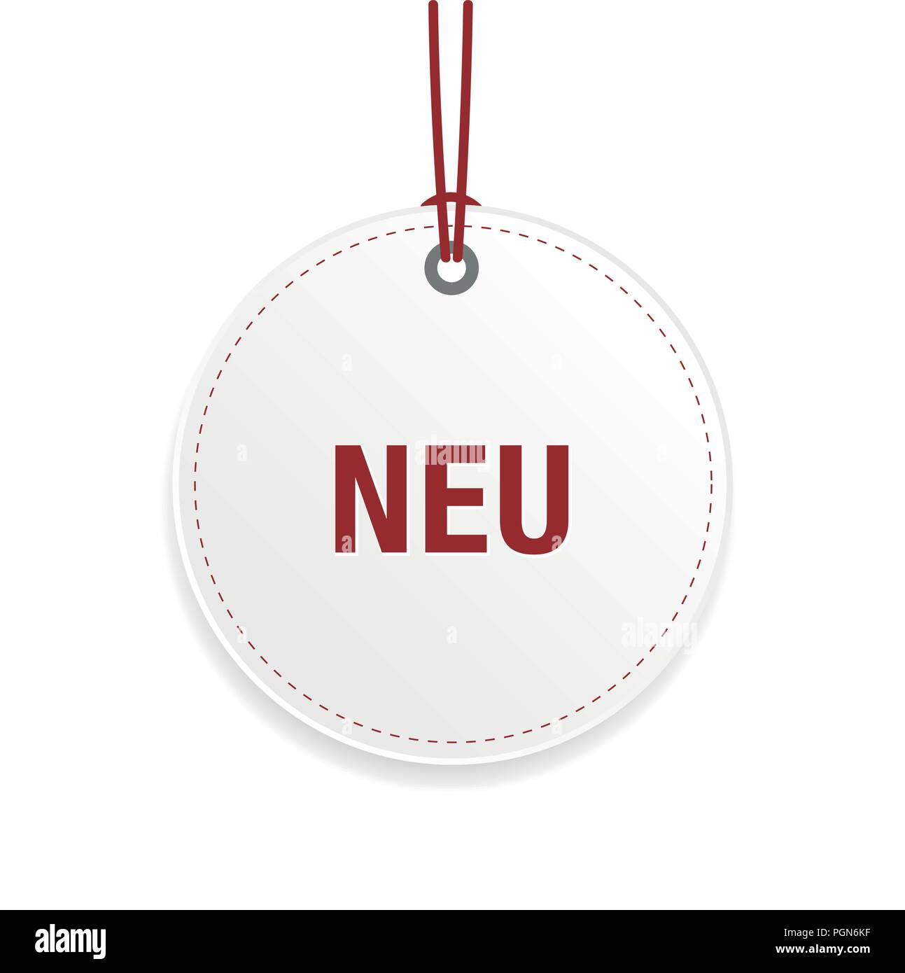 new round white label vector illustration EPS10 Stock Vector Image ...