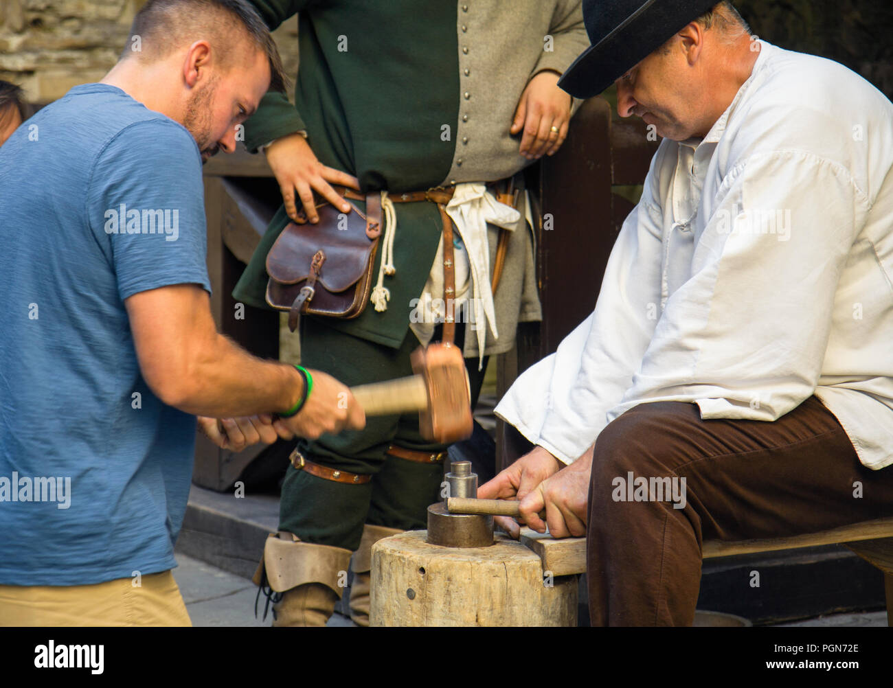 Minting process hi-res stock photography and images - Alamy