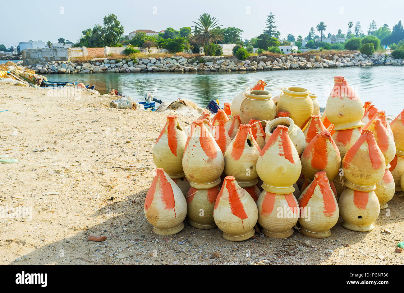 Octopus pots hi-res stock photography and images - Alamy