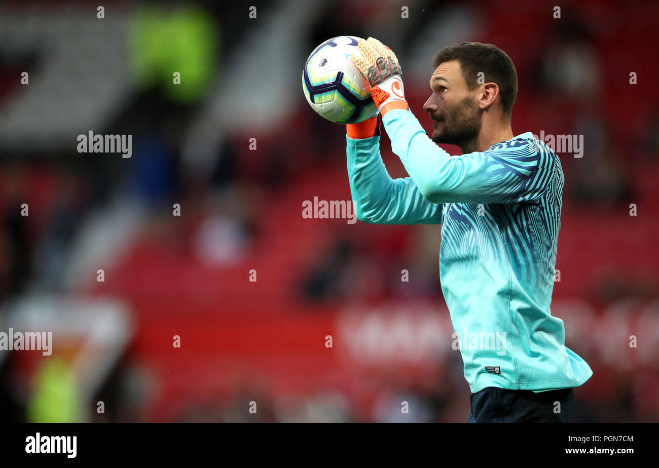Tottenham Hotspur goalkeeper Hugo Lloris prior to the Premier League ...