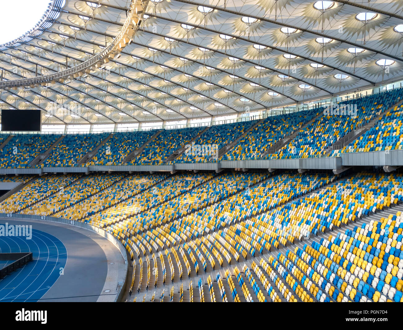Football stadium roof inside hi-res stock photography and images - Alamy