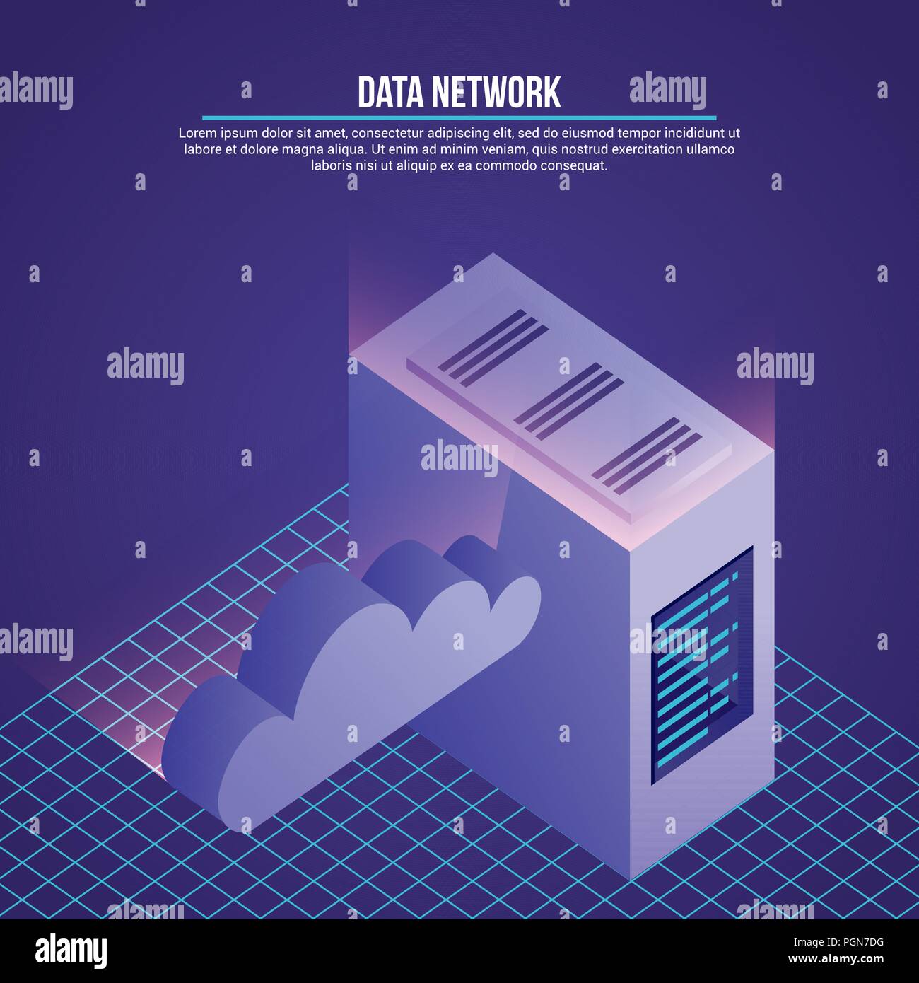 data network card Stock Vector Image & Art - Alamy