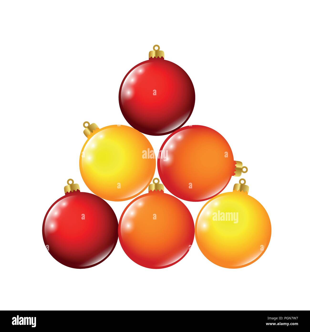 Christmas holiday bauble Stock Vector Images - Alamy