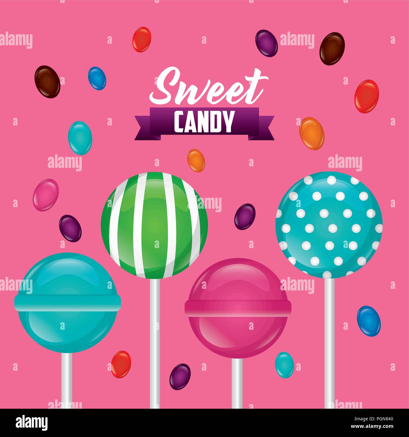 sweet candy concept Stock Vector Image & Art - Alamy