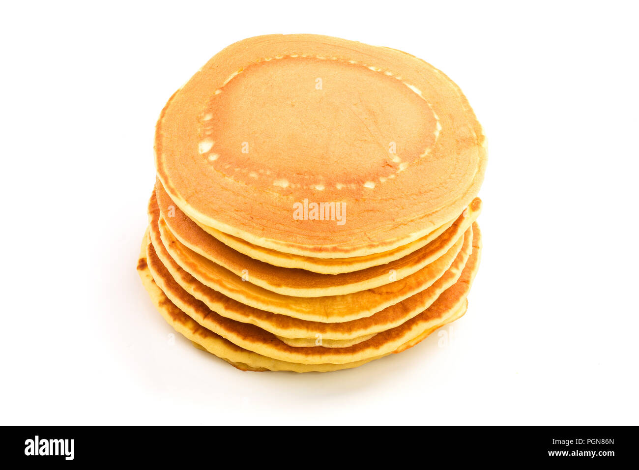 White background stack of pancakes pancake hi-res stock photography and ...