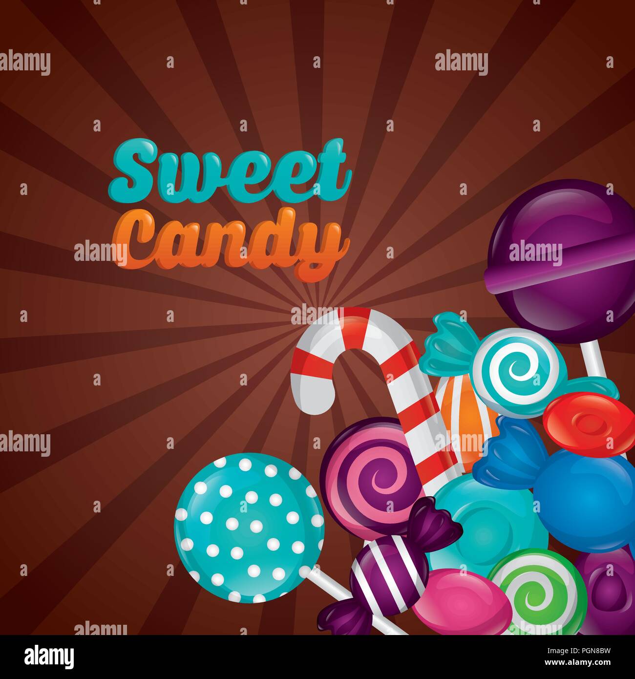 sweet candy concept Stock Vector Image & Art - Alamy