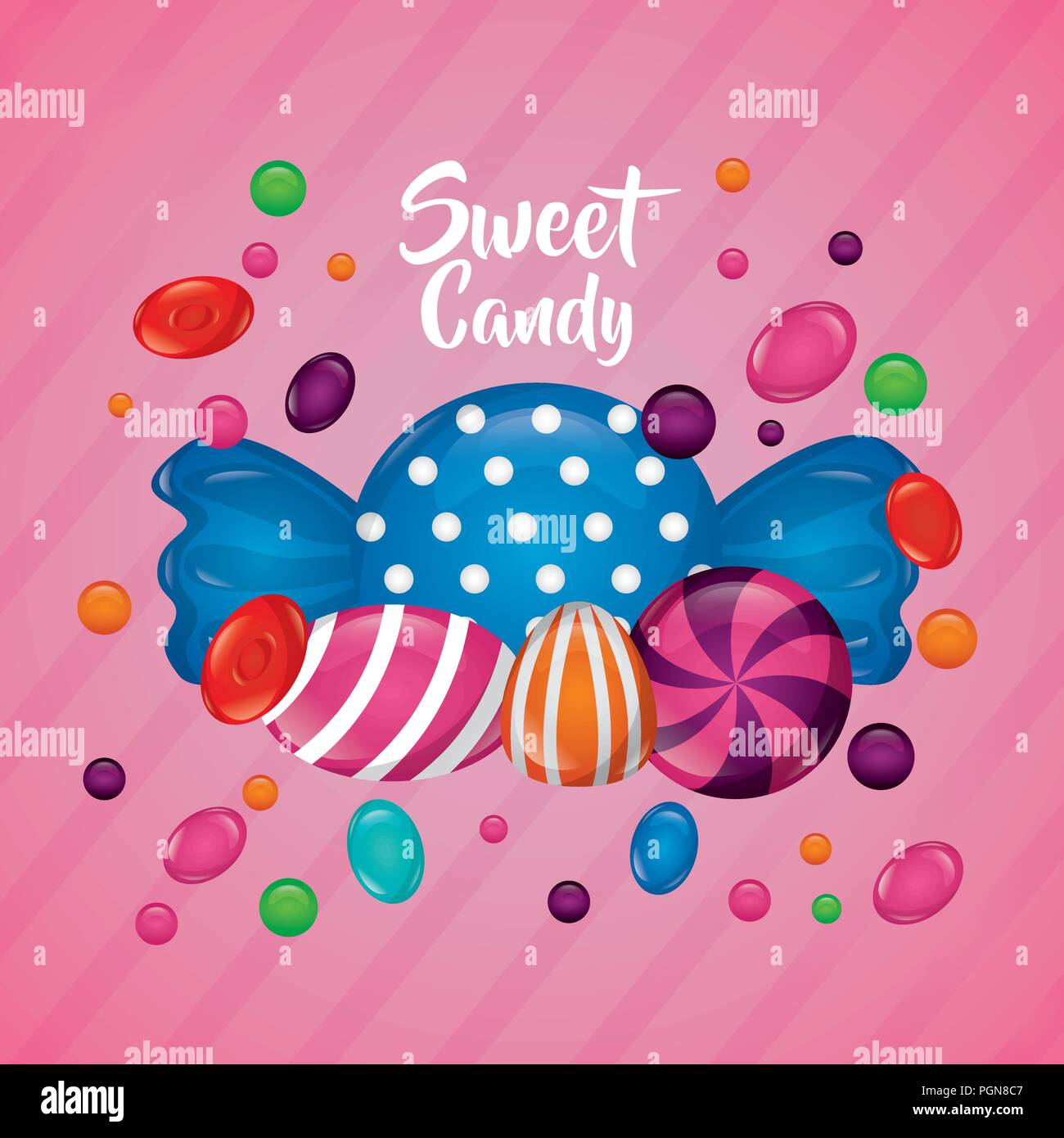 sweet candy concept Stock Vector Image & Art - Alamy