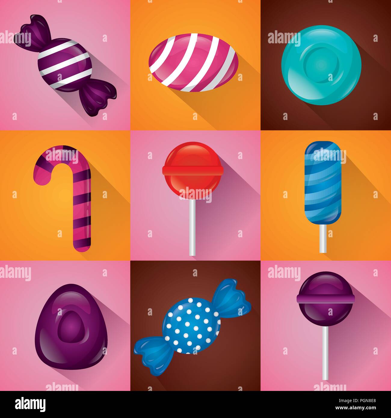 sweet candy concept Stock Vector Image & Art - Alamy