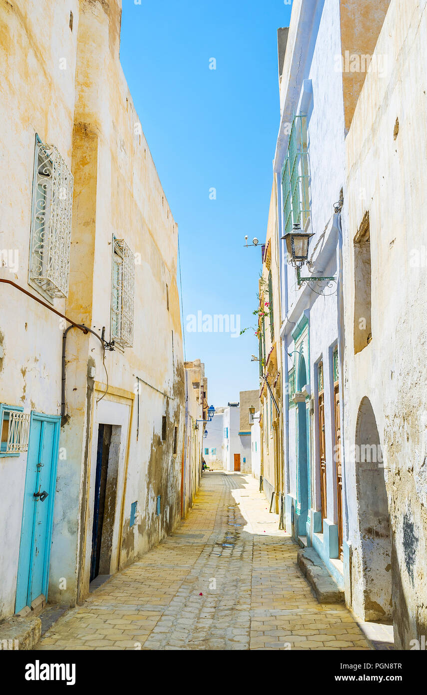 The daily walk in old Medina - one of the main fine preserved city ...