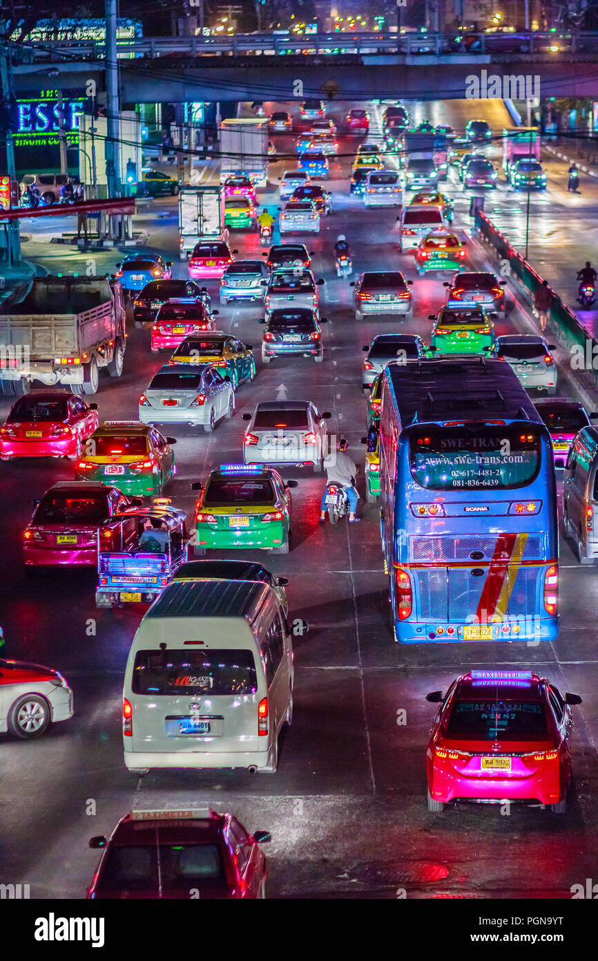 Traffic Jam At Asoke Intersection High Resolution Stock Photography and ...