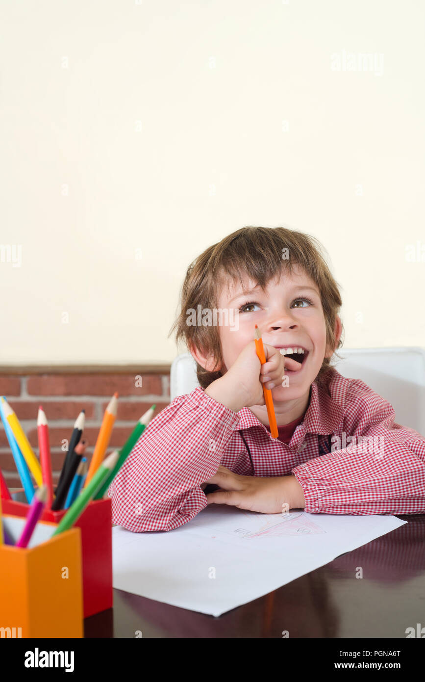 Child good idea hi-res stock photography and images - Alamy