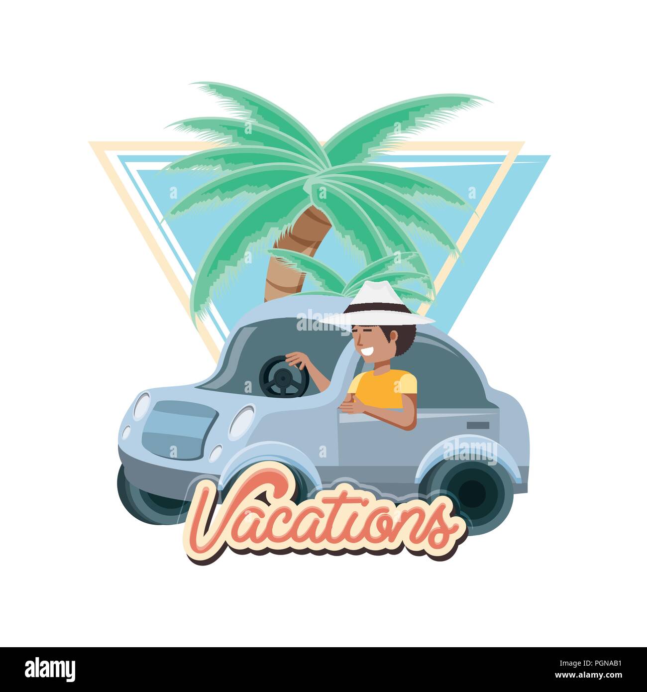 Car adventures Stock Vector Images - Alamy