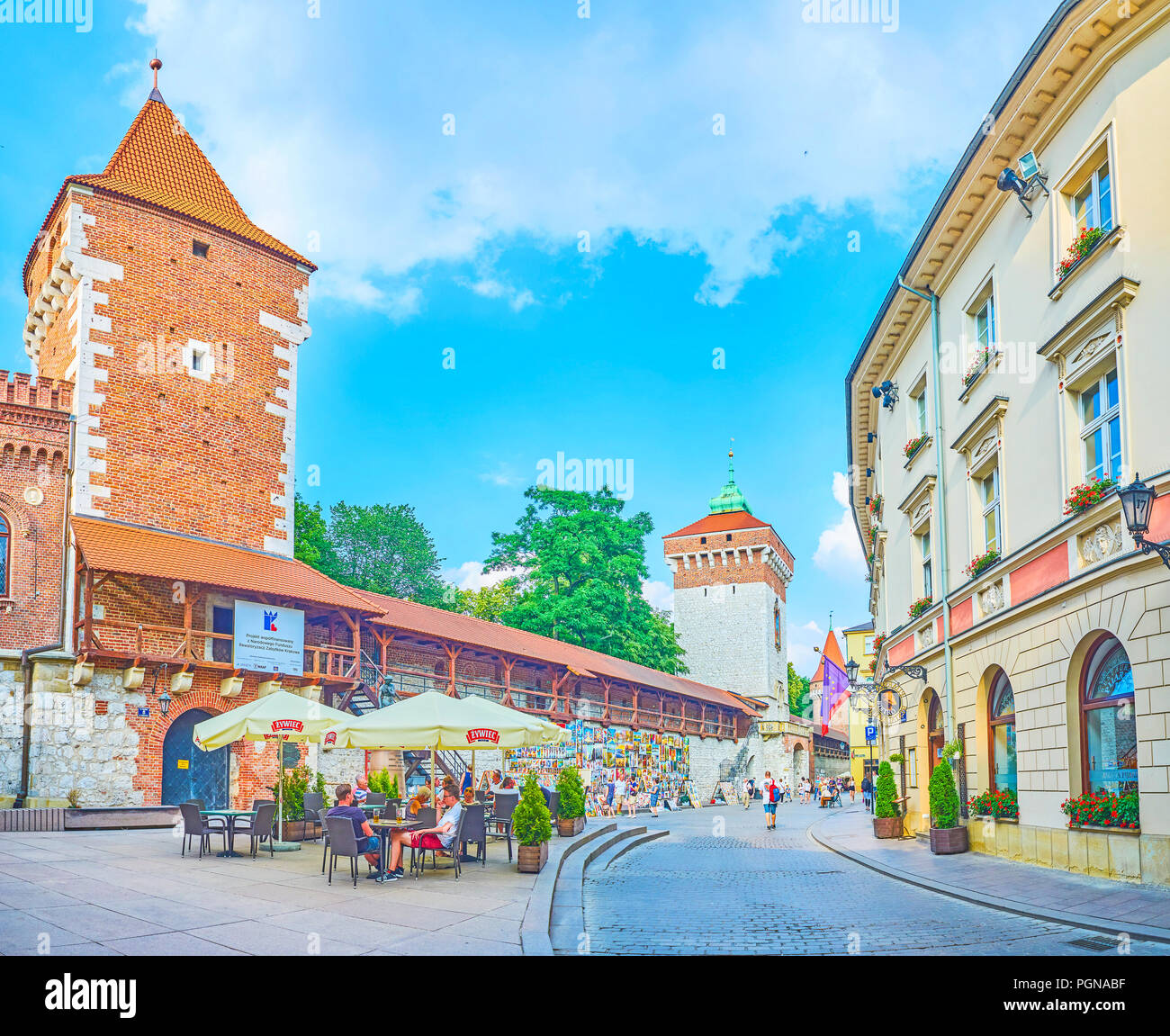 Krakow poland landmarks hi-res stock photography and images - Alamy