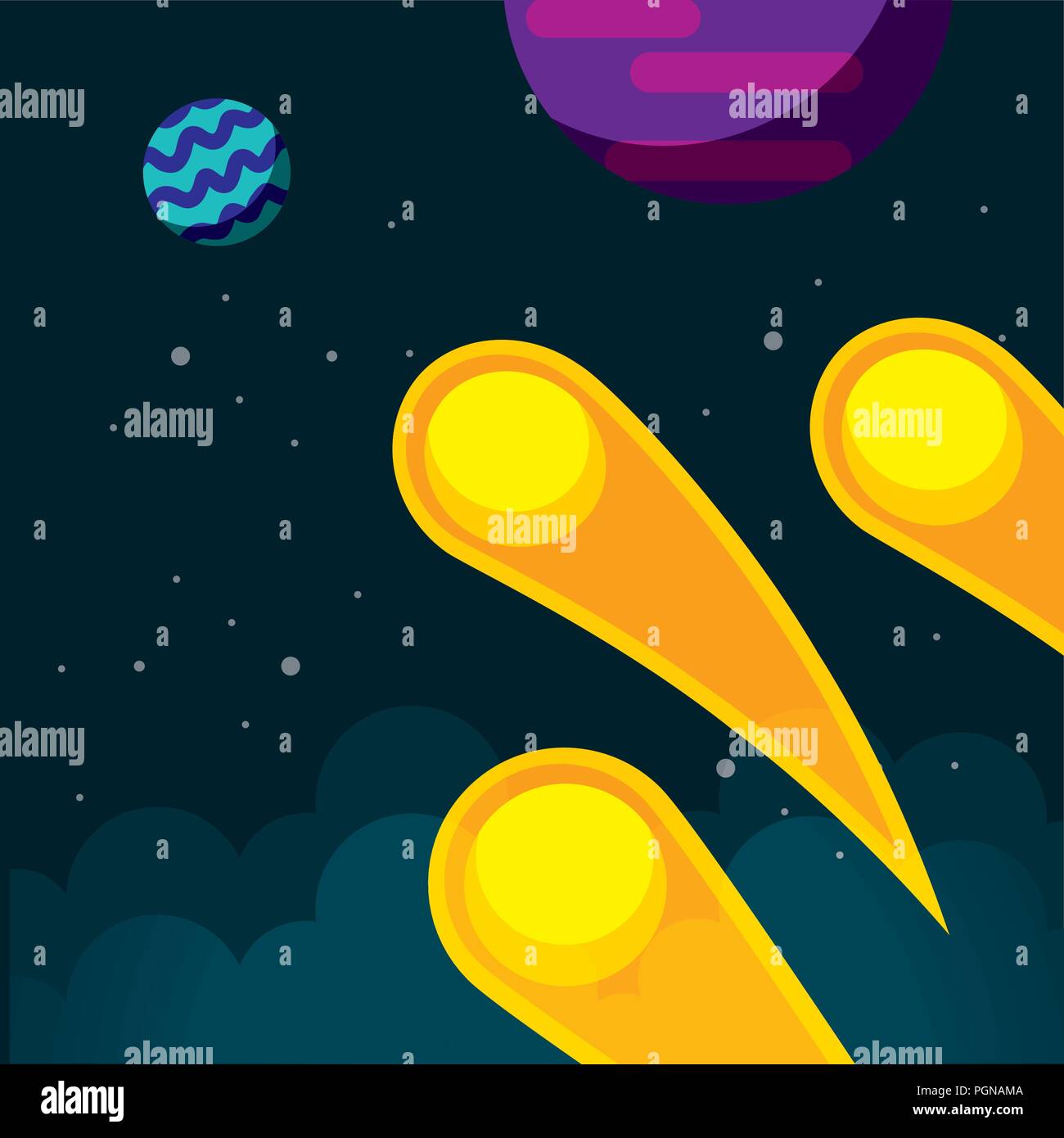 space solar system concept Stock Vector Image & Art - Alamy