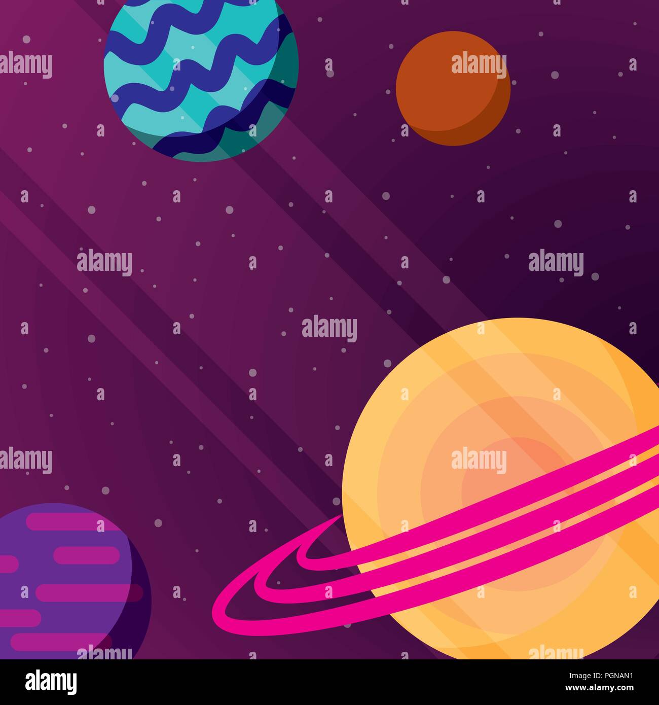space solar system concept Stock Vector Image & Art - Alamy