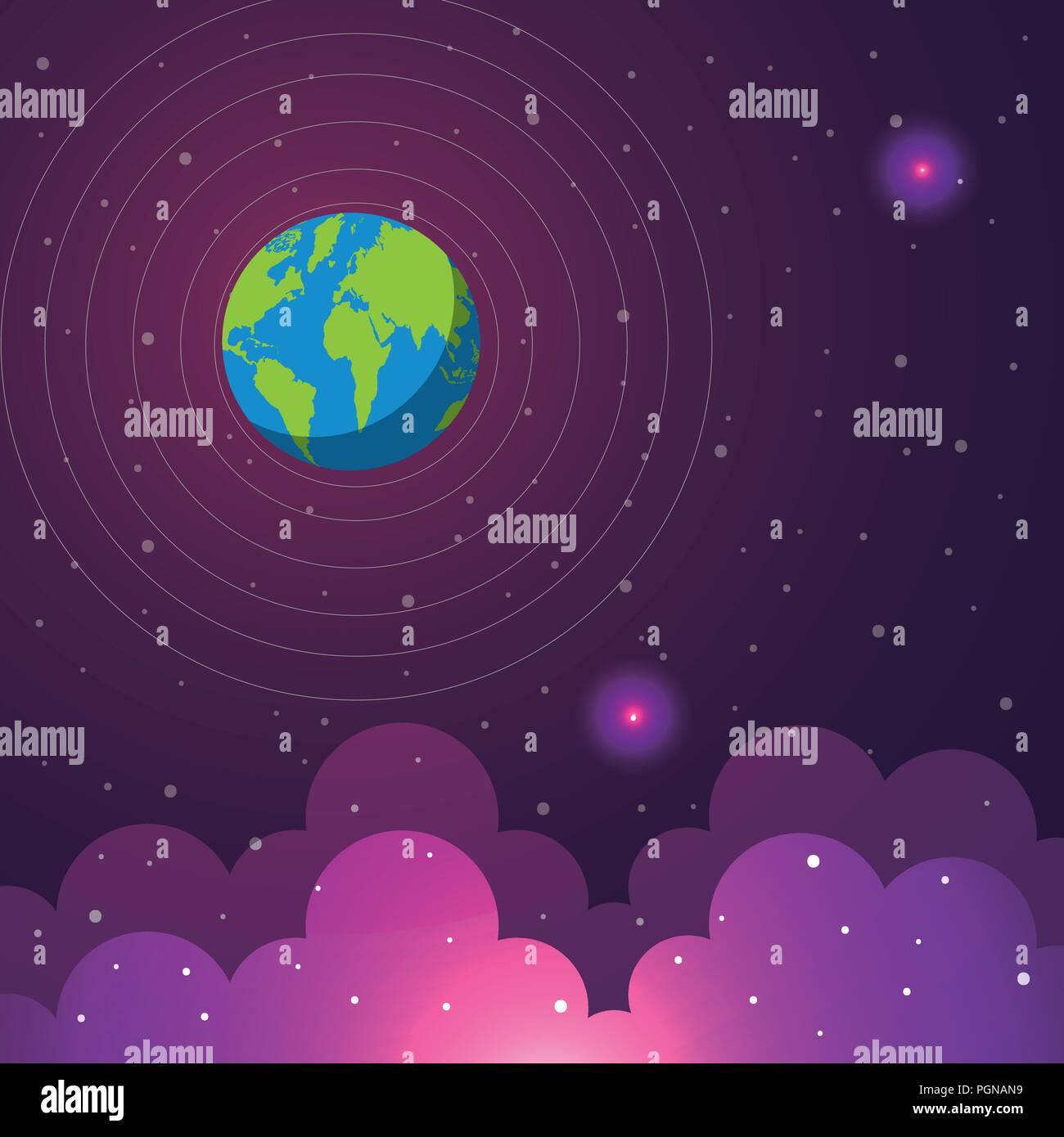 space solar system concept Stock Vector Image & Art - Alamy
