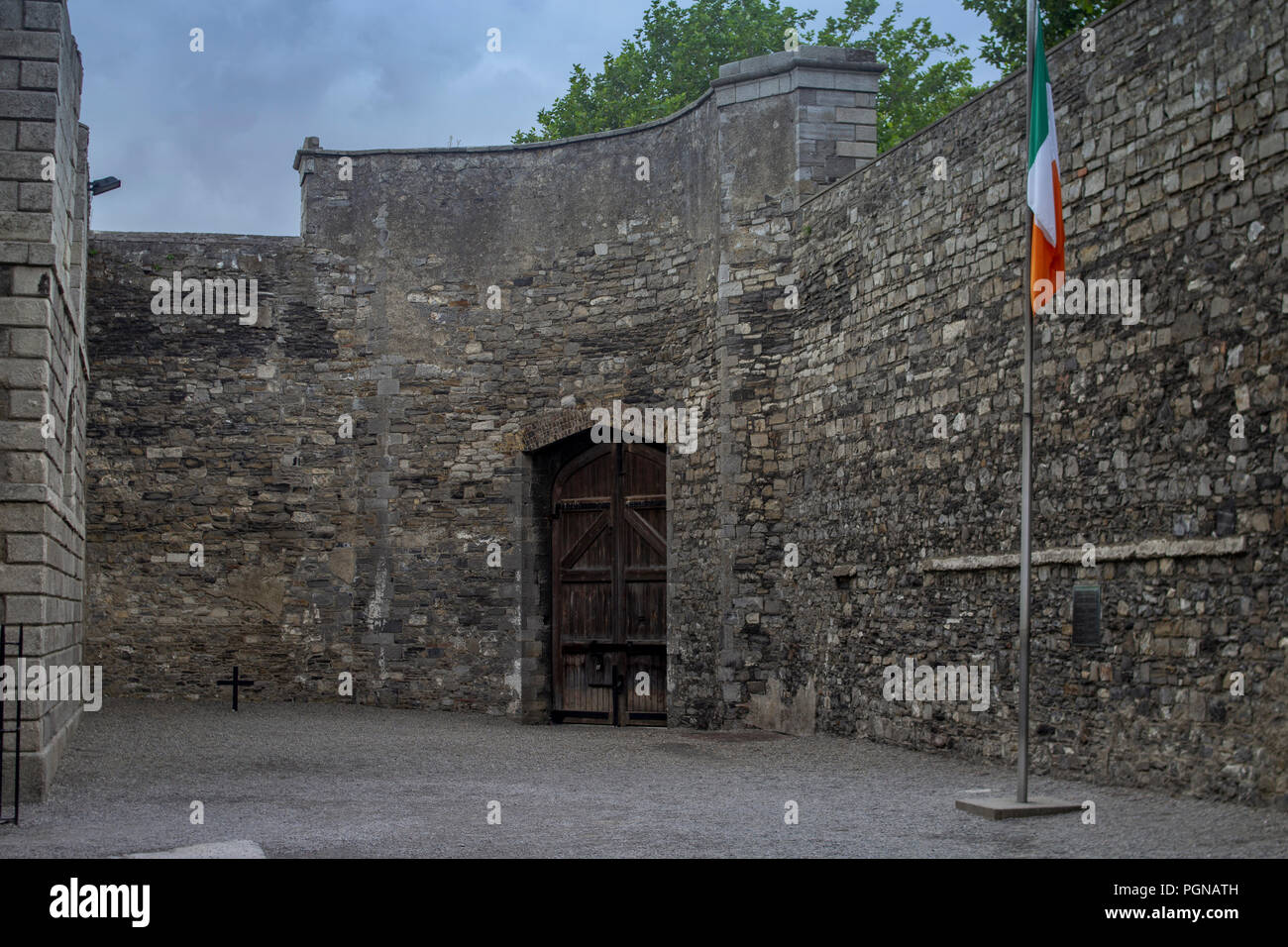 The breakers yard in kilmainham Gaol, a former prison. In this yard the ...