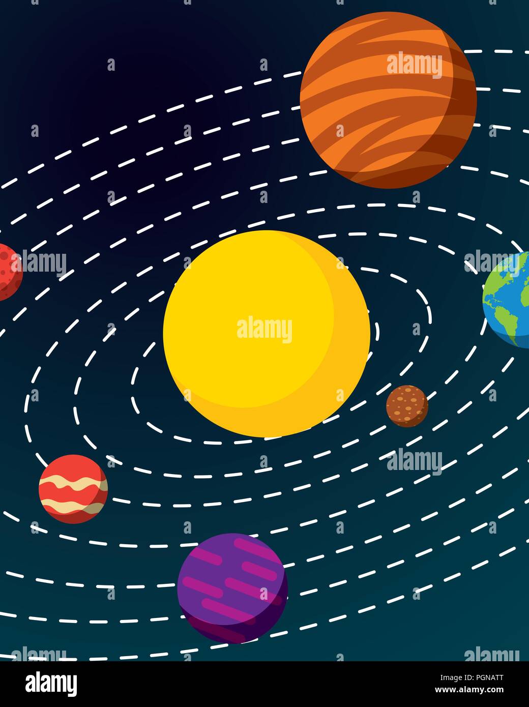 space solar system concept Stock Vector Image & Art - Alamy