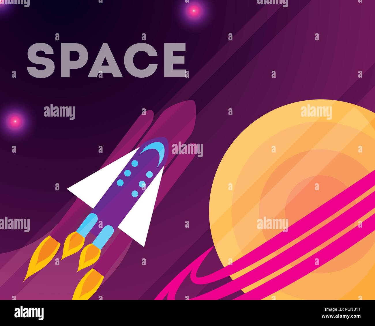 space solar system concept Stock Vector Image & Art - Alamy