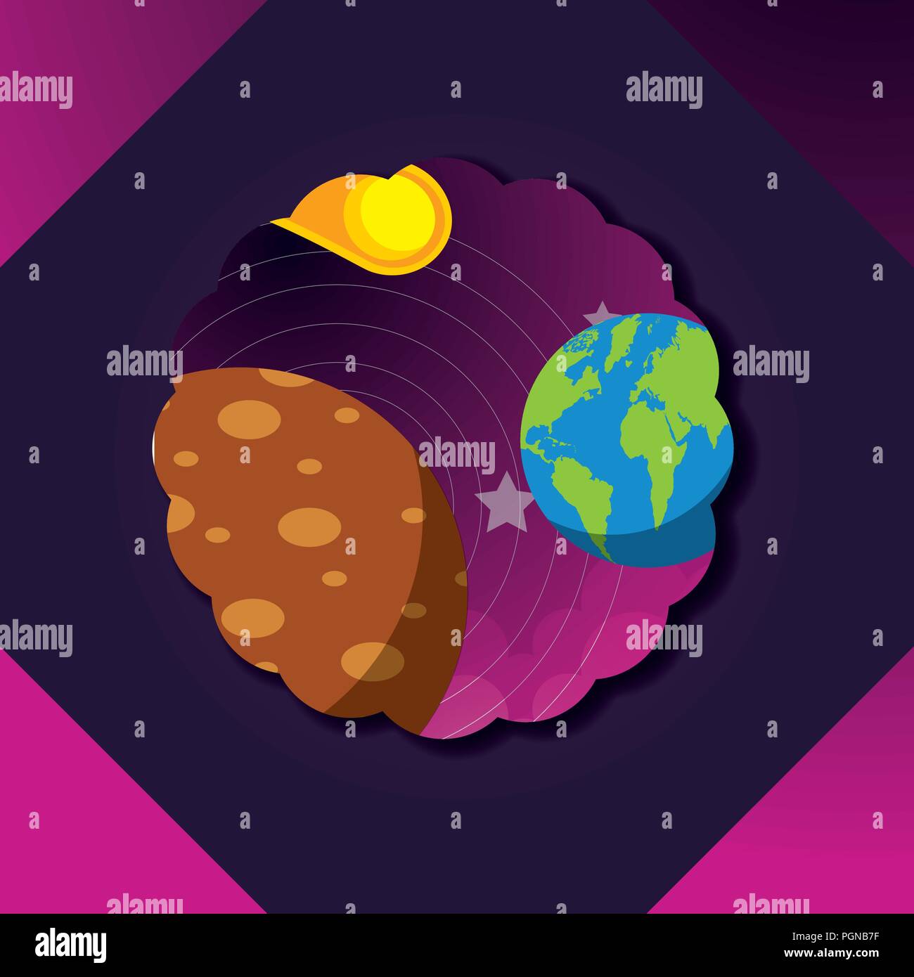 space solar system concept Stock Vector Image & Art - Alamy