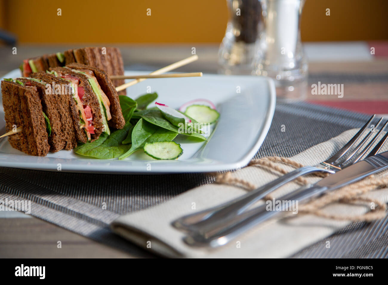 Club sandwich diner hi-res stock photography and images - Alamy