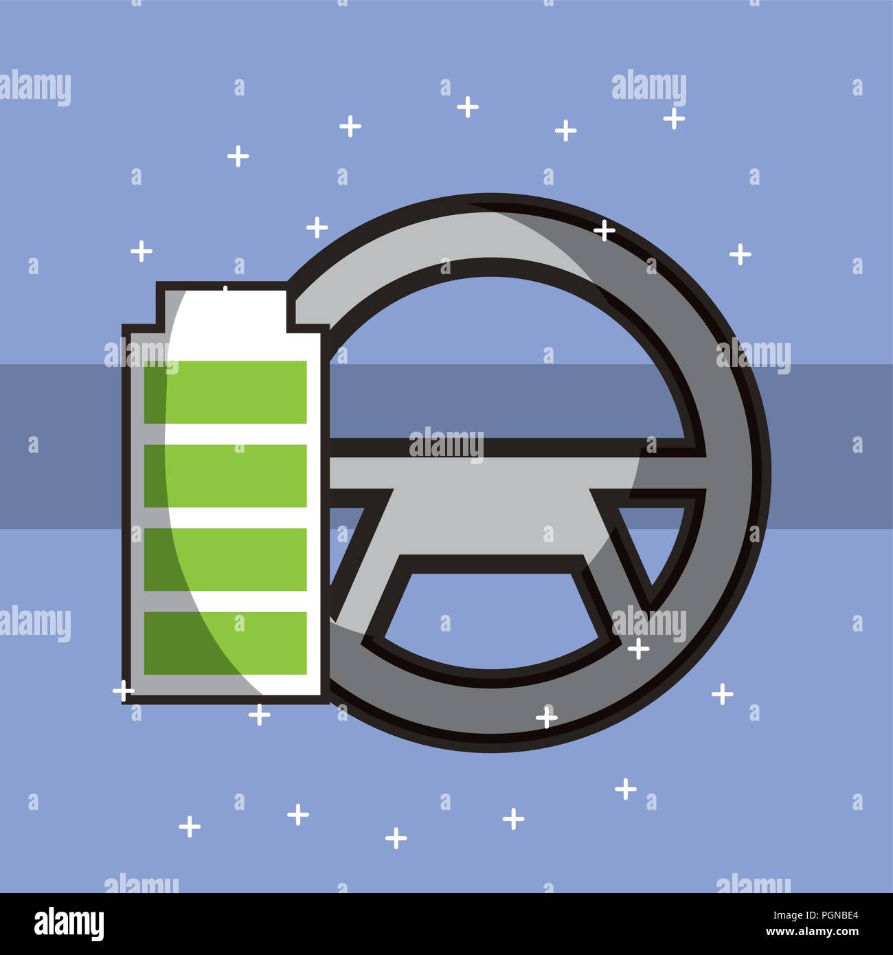 Autonomous smart car interior Stock Vector Images - Alamy