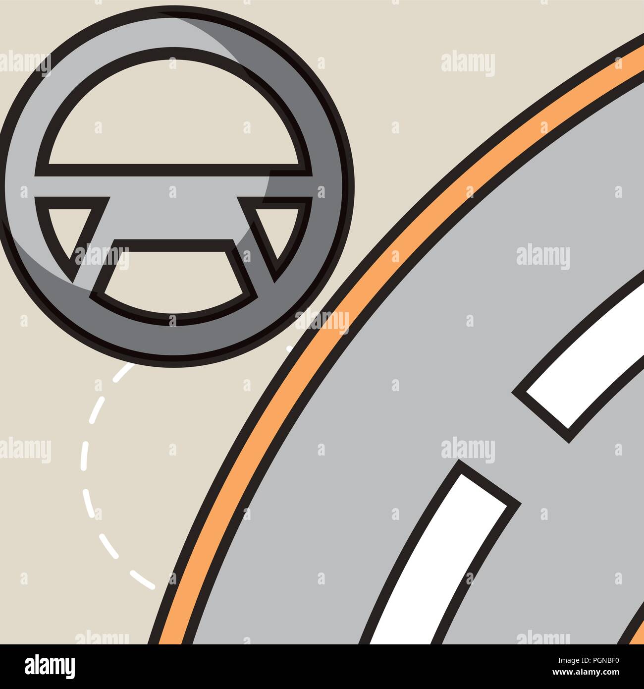 autonomous car concept Stock Vector Image & Art - Alamy