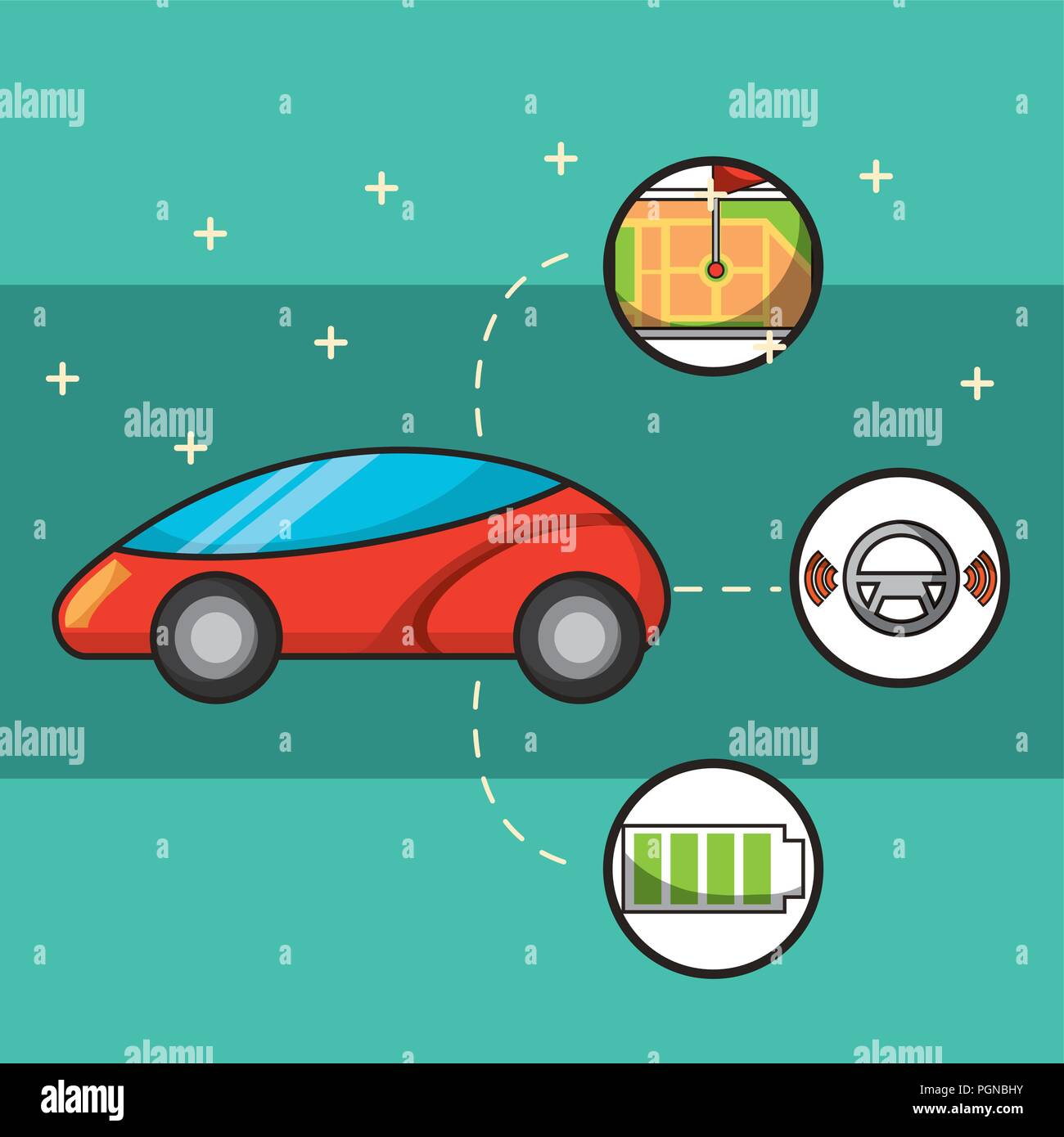 Car model screen Stock Vector Images - Alamy