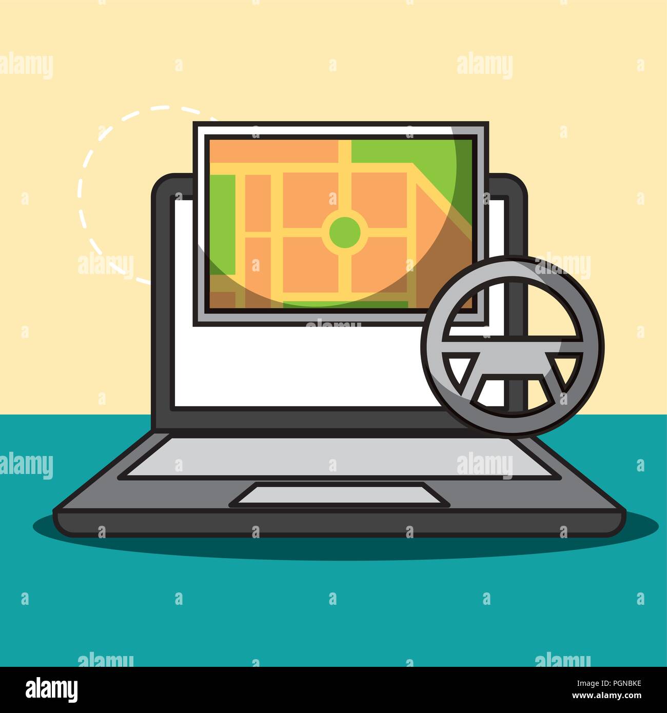 autonomous car concept Stock Vector Image & Art - Alamy