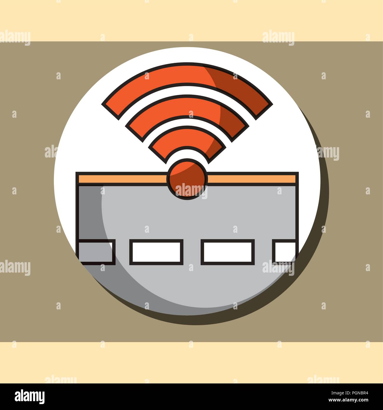 autonomous car concept Stock Vector Image & Art - Alamy