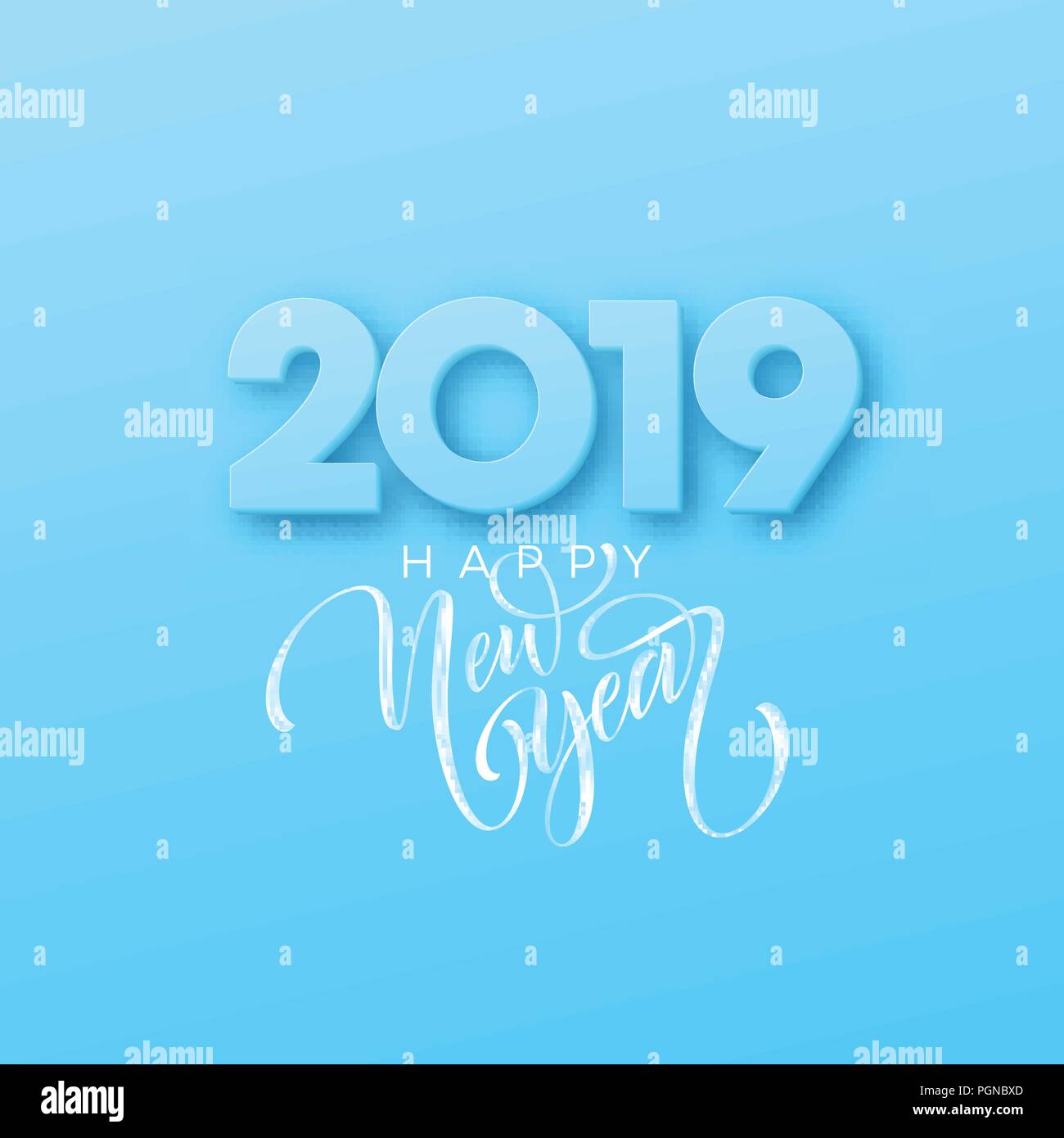 Hand drawn lettering year Stock Vector Images - Alamy