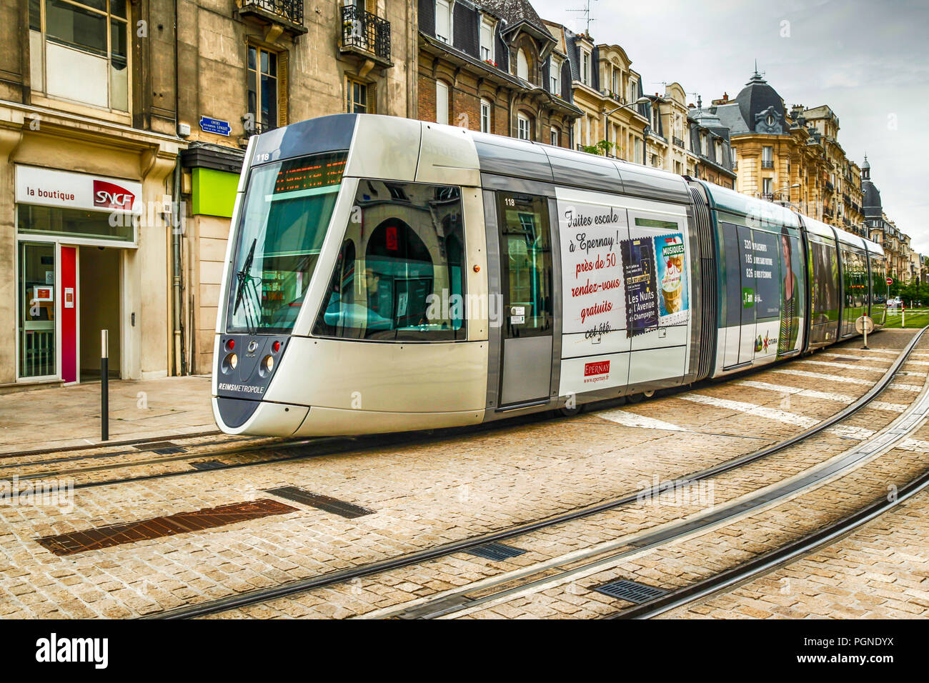 Modern metro trams in hi-res stock photography and images - Alamy