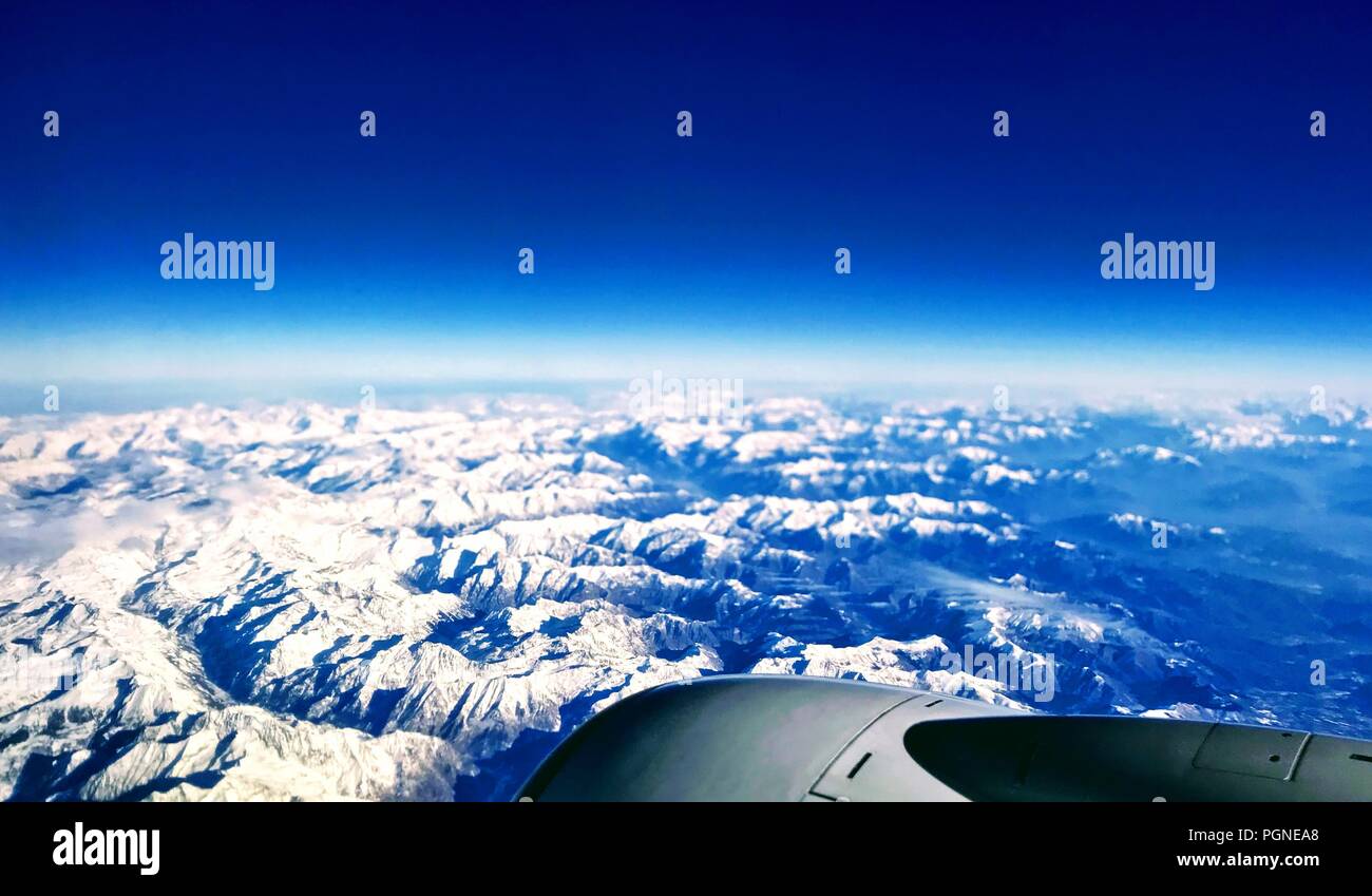 Blue space flight cloud hi-res stock photography and images - Alamy