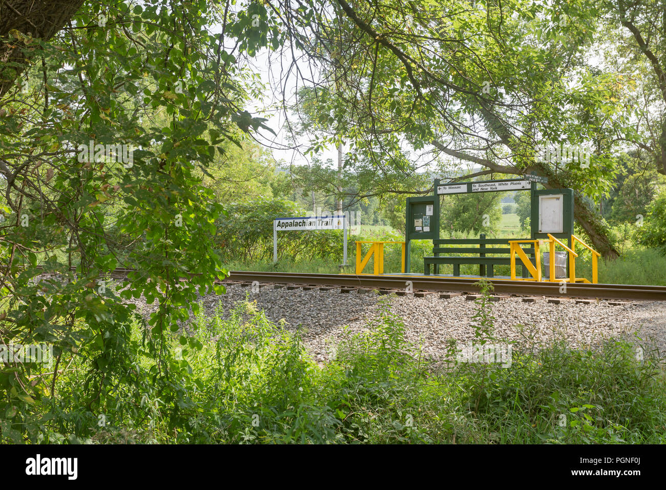 Metro North Harlem Valley line has the only train station right on the ...