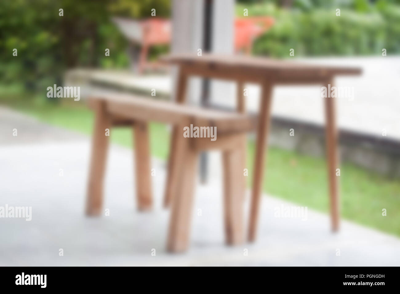 Wooden bench in the park, stock photo Stock Photo - Alamy