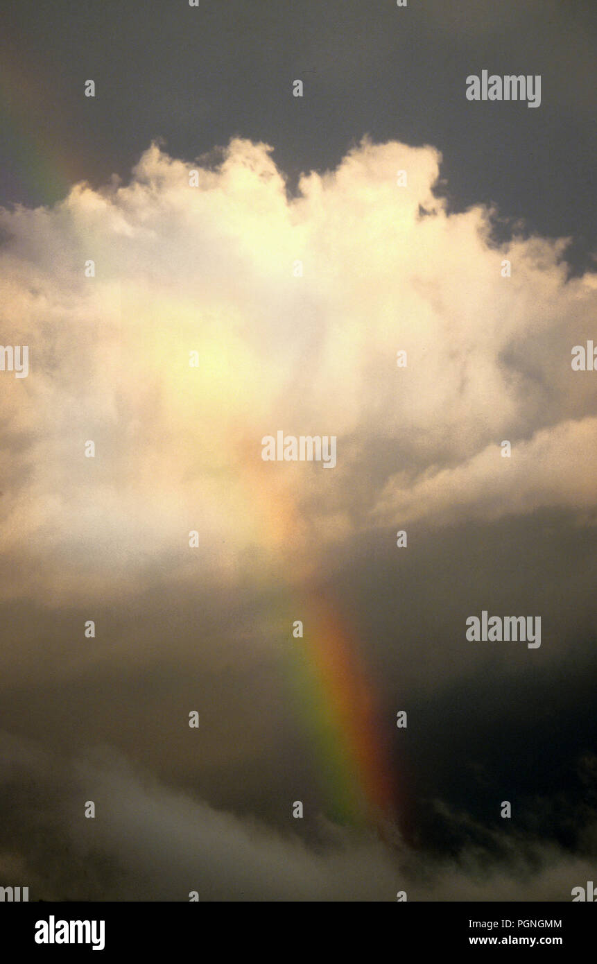 Cumulus cloud rainbow hi-res stock photography and images - Alamy