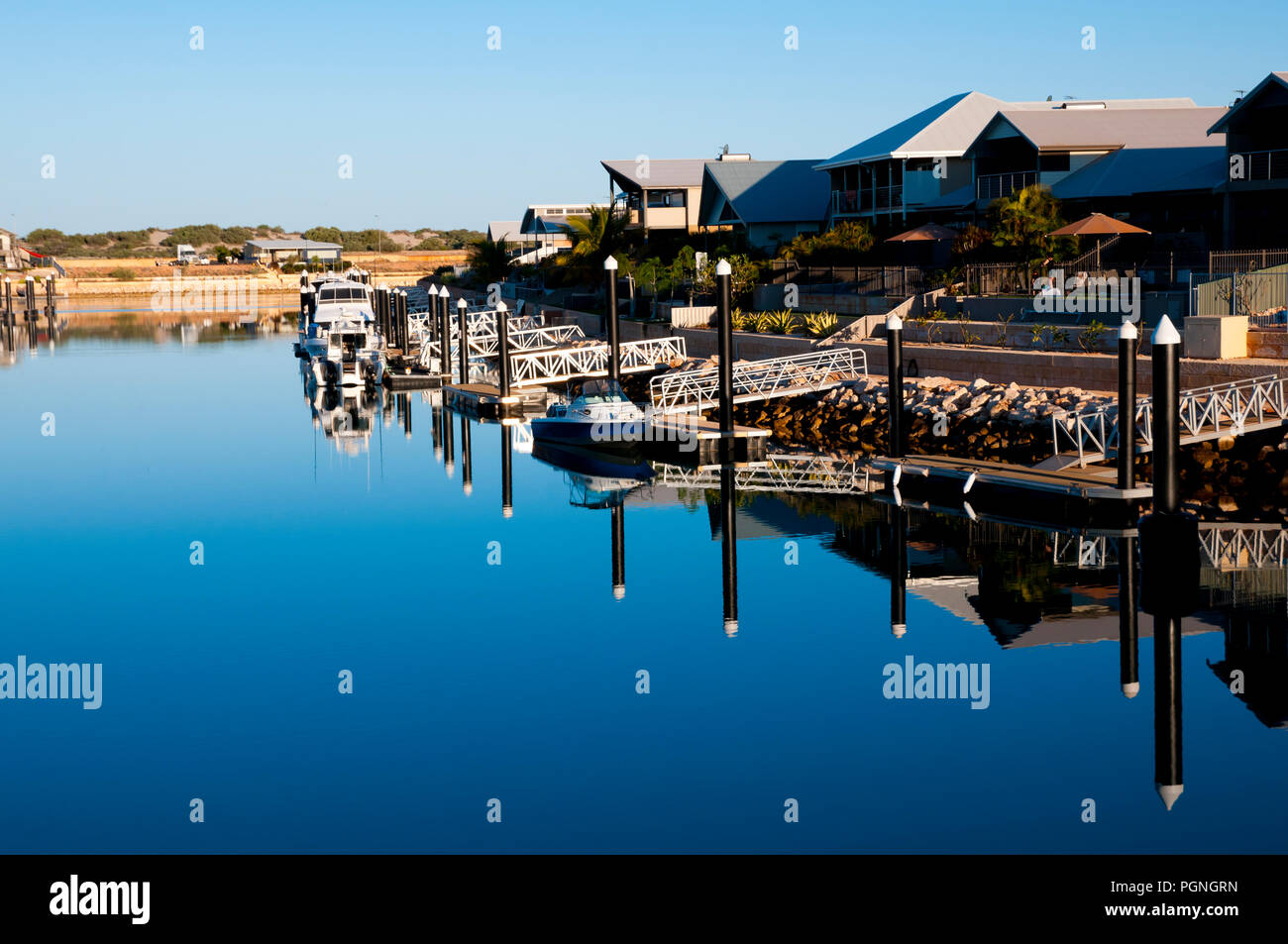 Marina Quays - Exmouth - Australia Stock Photo - Alamy