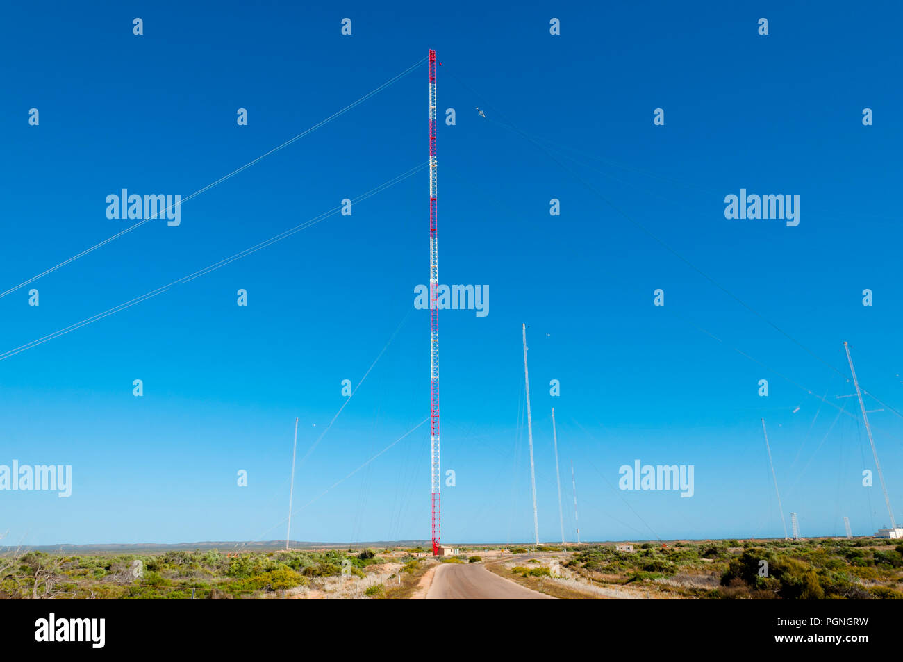 Naval Communication VLF Station - Exmouth - Australia Stock Photo - Alamy