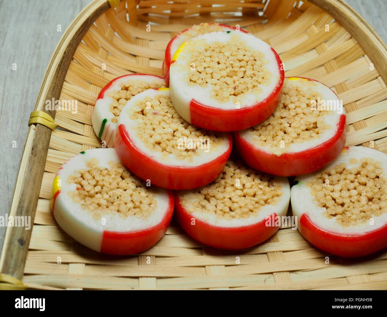 Korean traditional candy, Rice cookie Stock Photo - Alamy