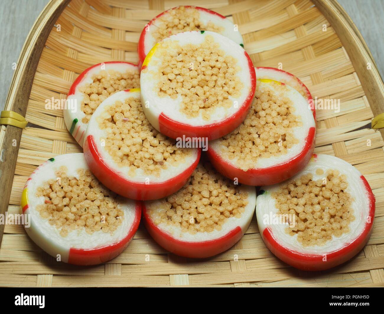 Korean traditional candy, Rice cookie Stock Photo - Alamy